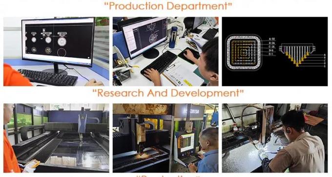 China Zhongshan Rong Fei Lighting Co., Ltd. factory production line